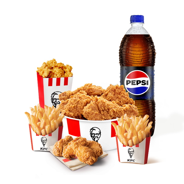 Parte y Comparte Variedad KFC para todos- KFC Ecuador
