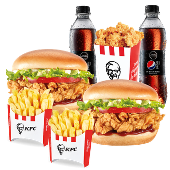Wow Box Dúo De Kfc, Sándwich De Pollo Apanado Con Papas. - KFC Colombia